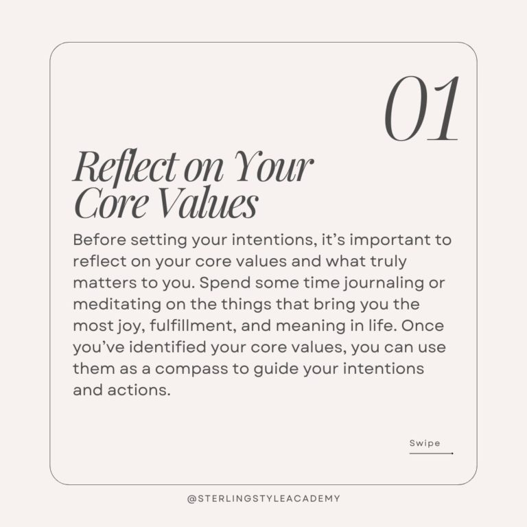 How to Manifest Your Goals: Examples of Intention Setting | Sterling ...